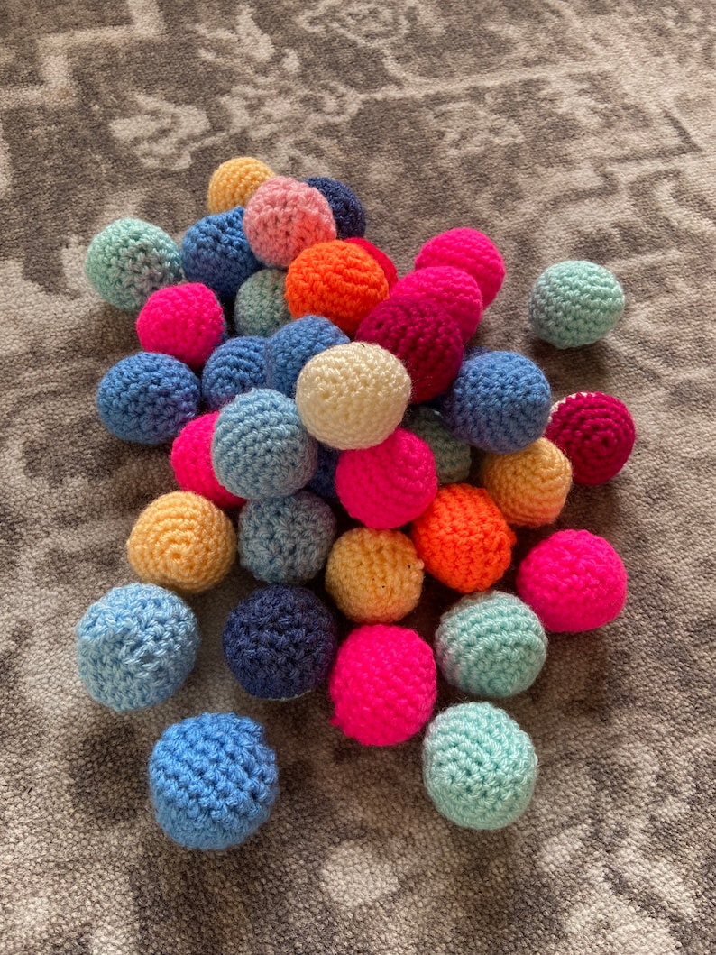 Catnip Balls Crocheted - Etsy UK
