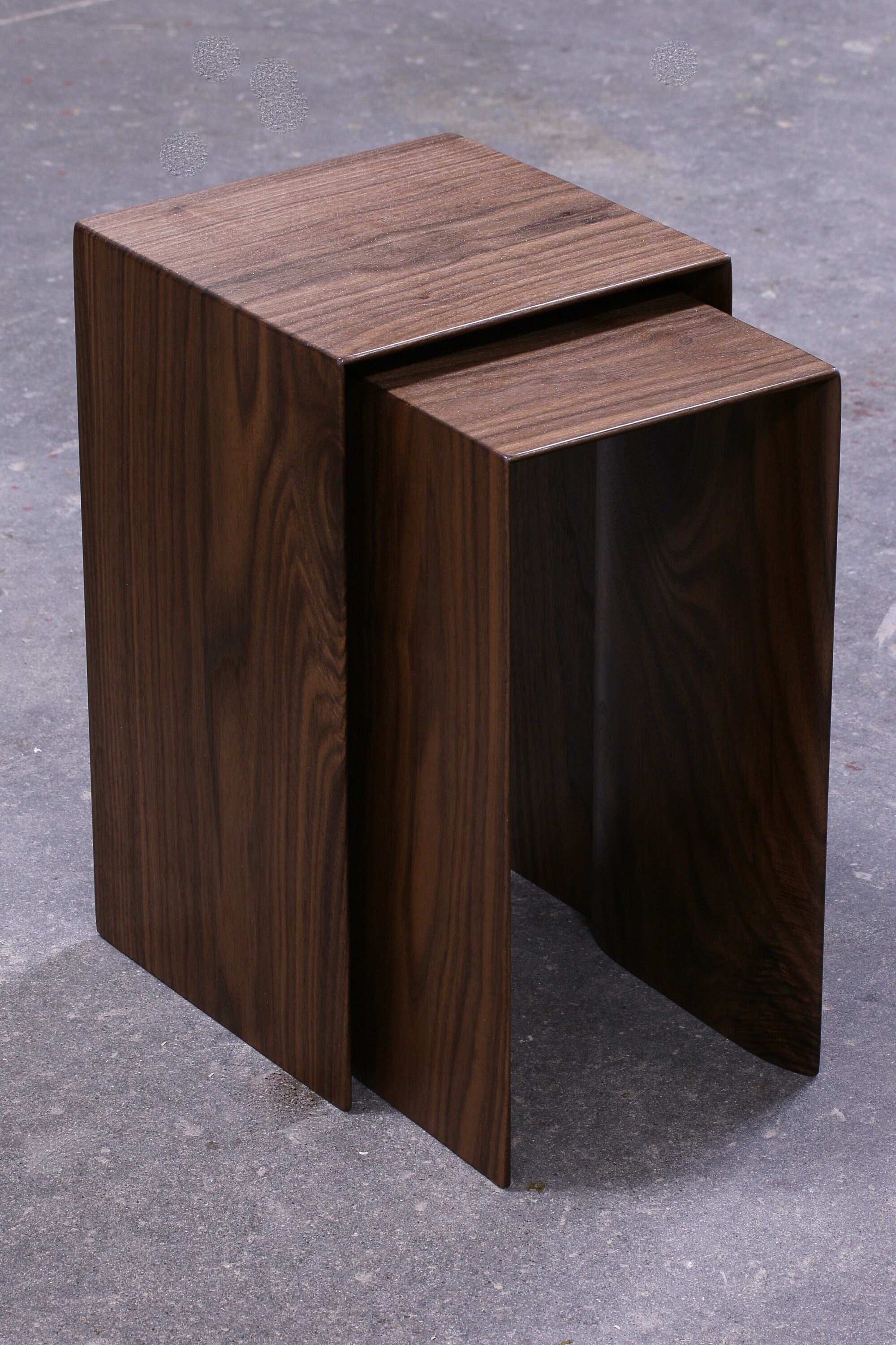 Walnut Nesting Tables - Etsy