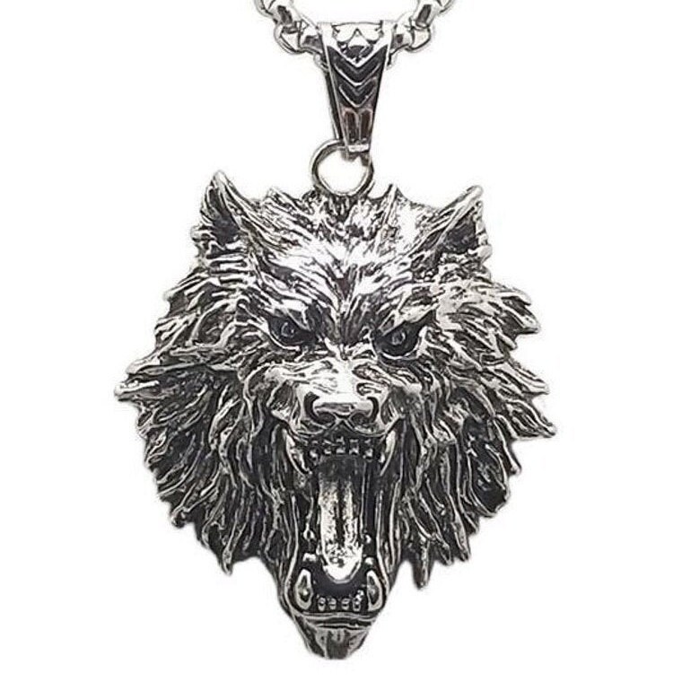 The Werewolf Necklace 301L Stainless Steel 3mm Box Chain | Etsy