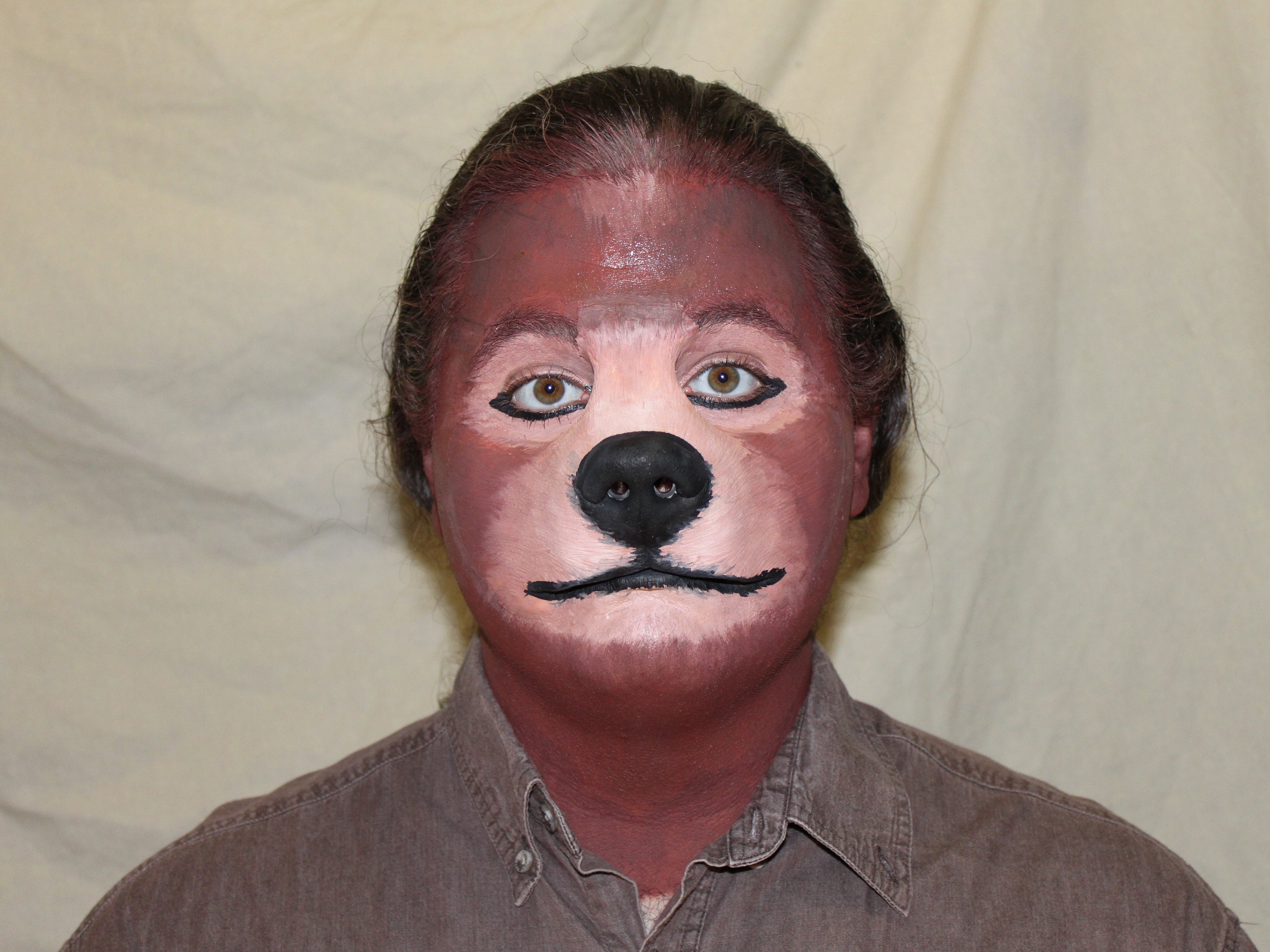 Black Bear Face Paint