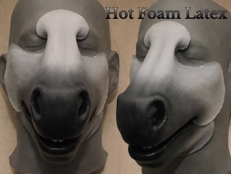 Large Horse / Donkey Muzzle Foam Latex Prosthetic Appliance - Etsy