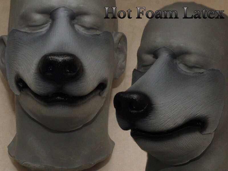 Large Wolf / Dog Muzzle Foam Latex Prosthetic Appliance - Etsy UK