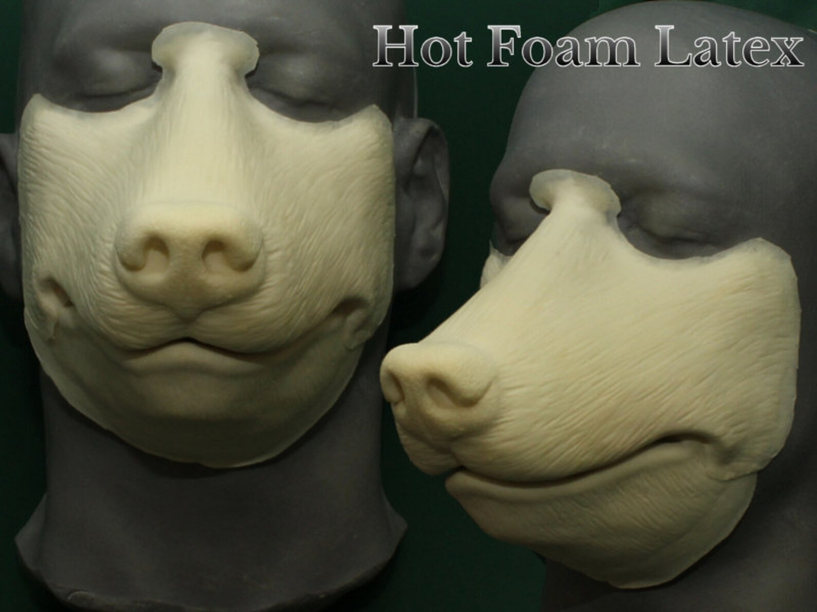 Large Wolf / Dog Muzzle Foam Latex Prosthetic Appliance - Etsy