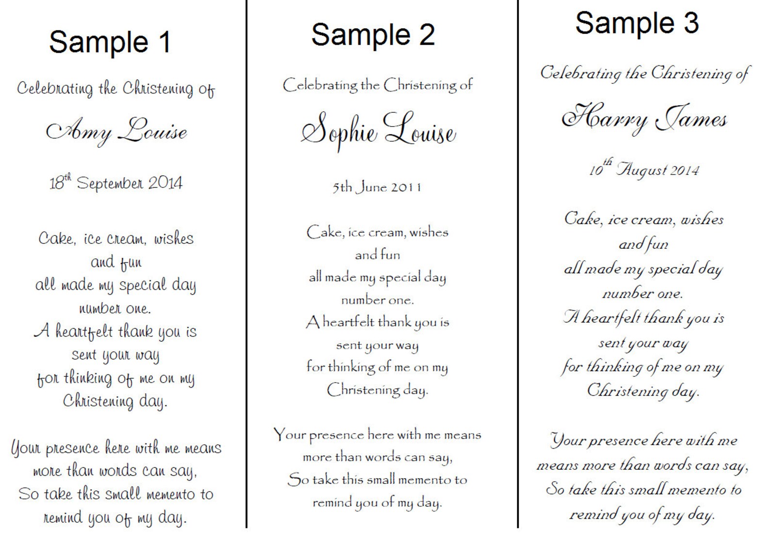 Baby Shower Thank You Scroll Cards Favour Personalised - Etsy UK