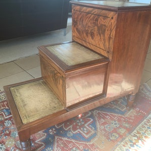A Set of Regency Mahogany Steps - Etsy UK