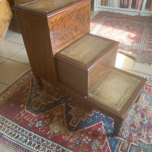 A Set of Regency Mahogany Steps - Etsy UK