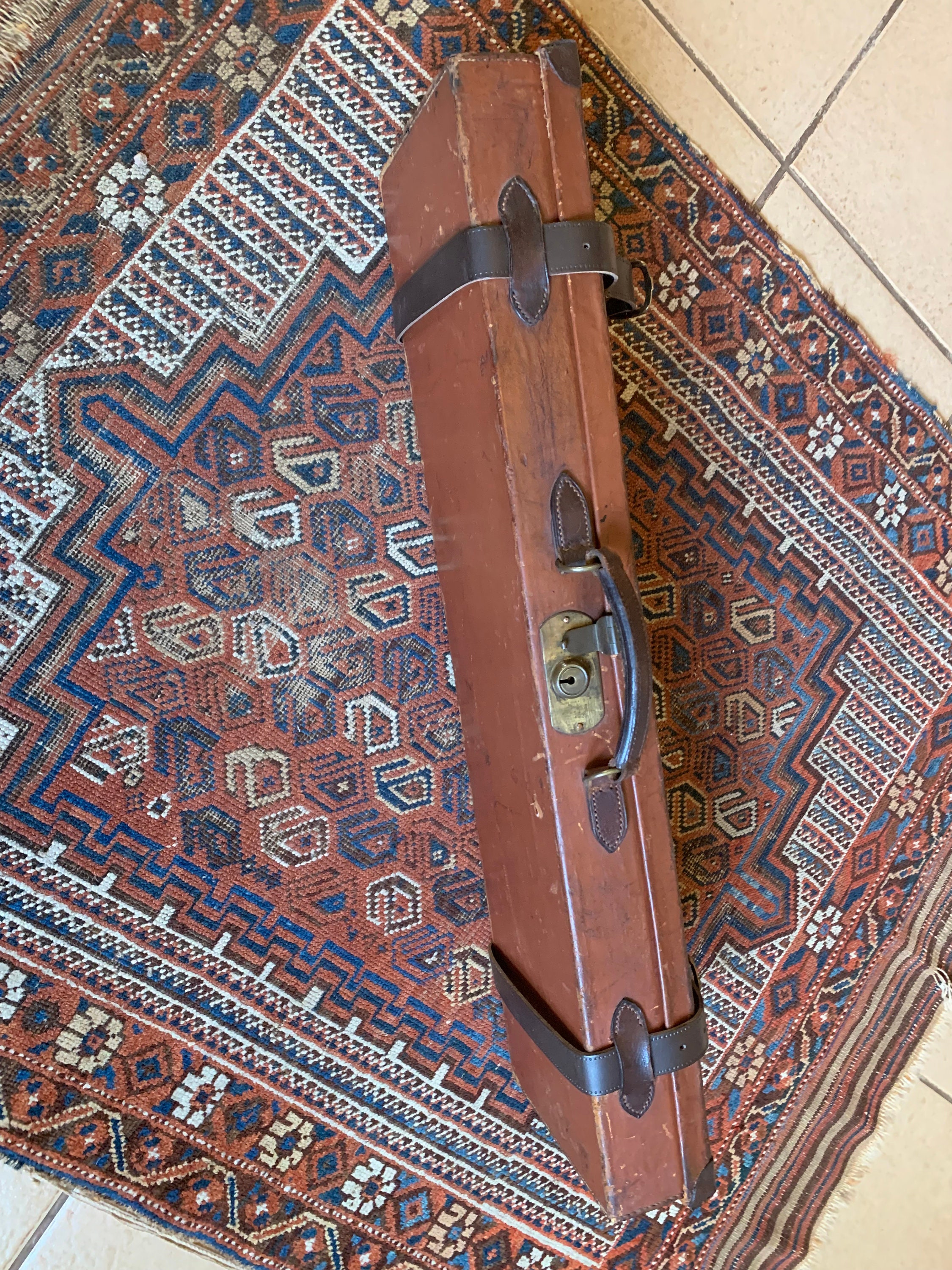 An Antique Leather Gun Case - Etsy UK