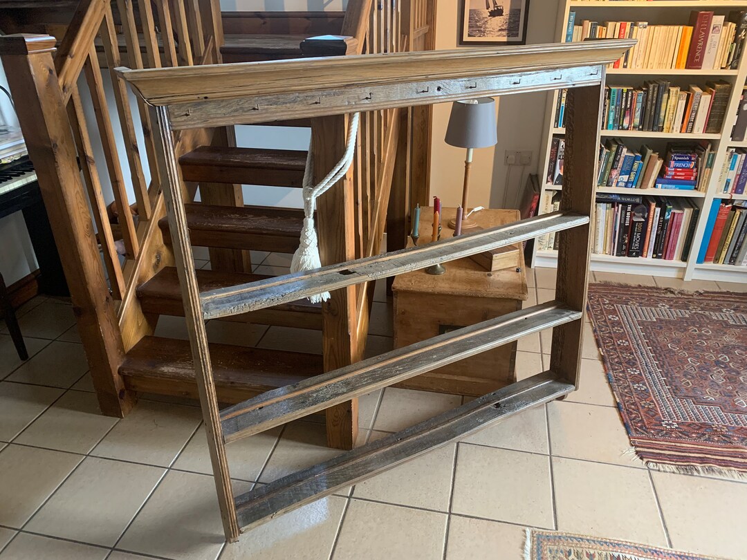 An Antique Wall or Delft Rack in Oak - Etsy