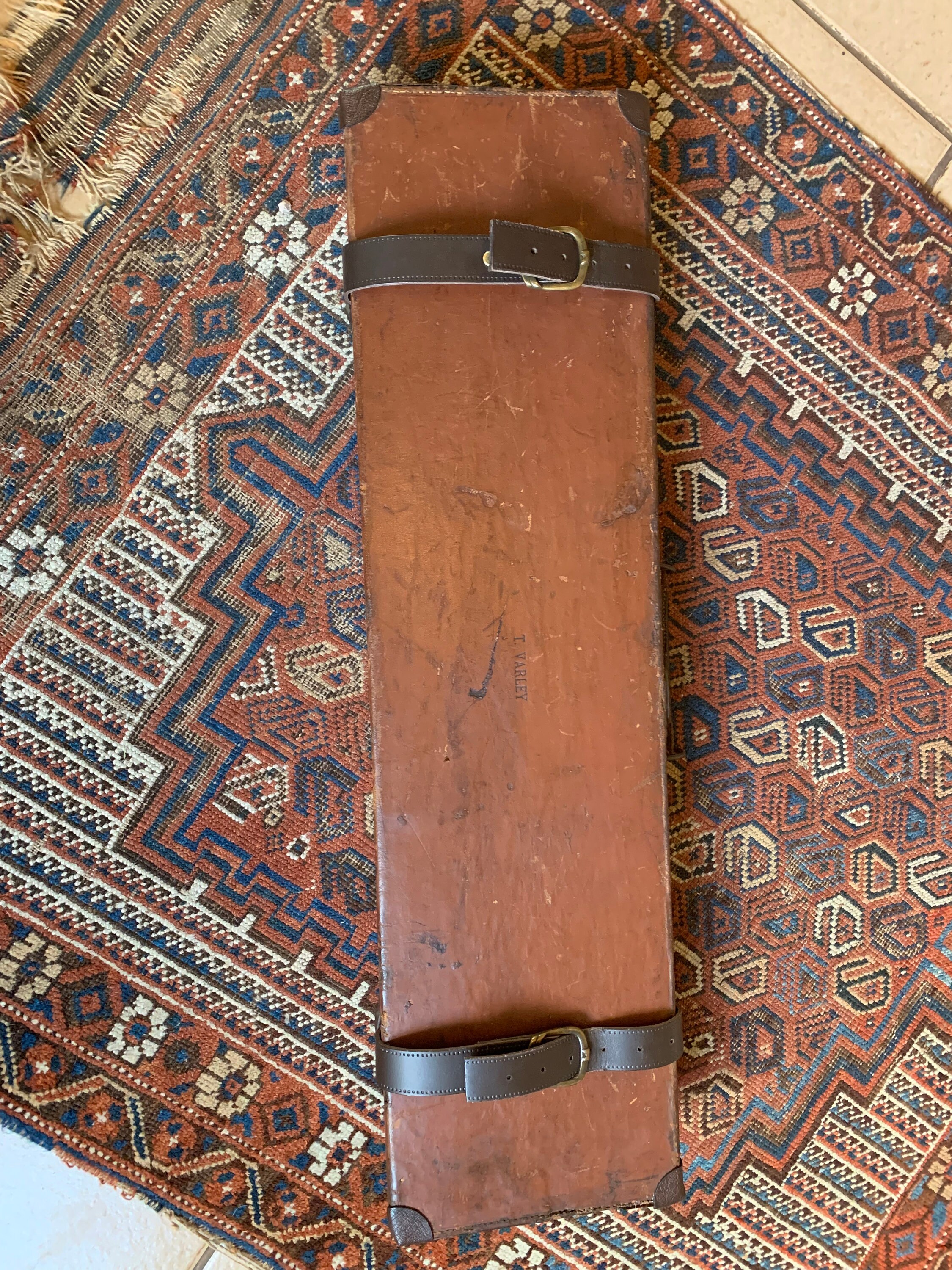 An Antique Leather Gun Case - Etsy UK