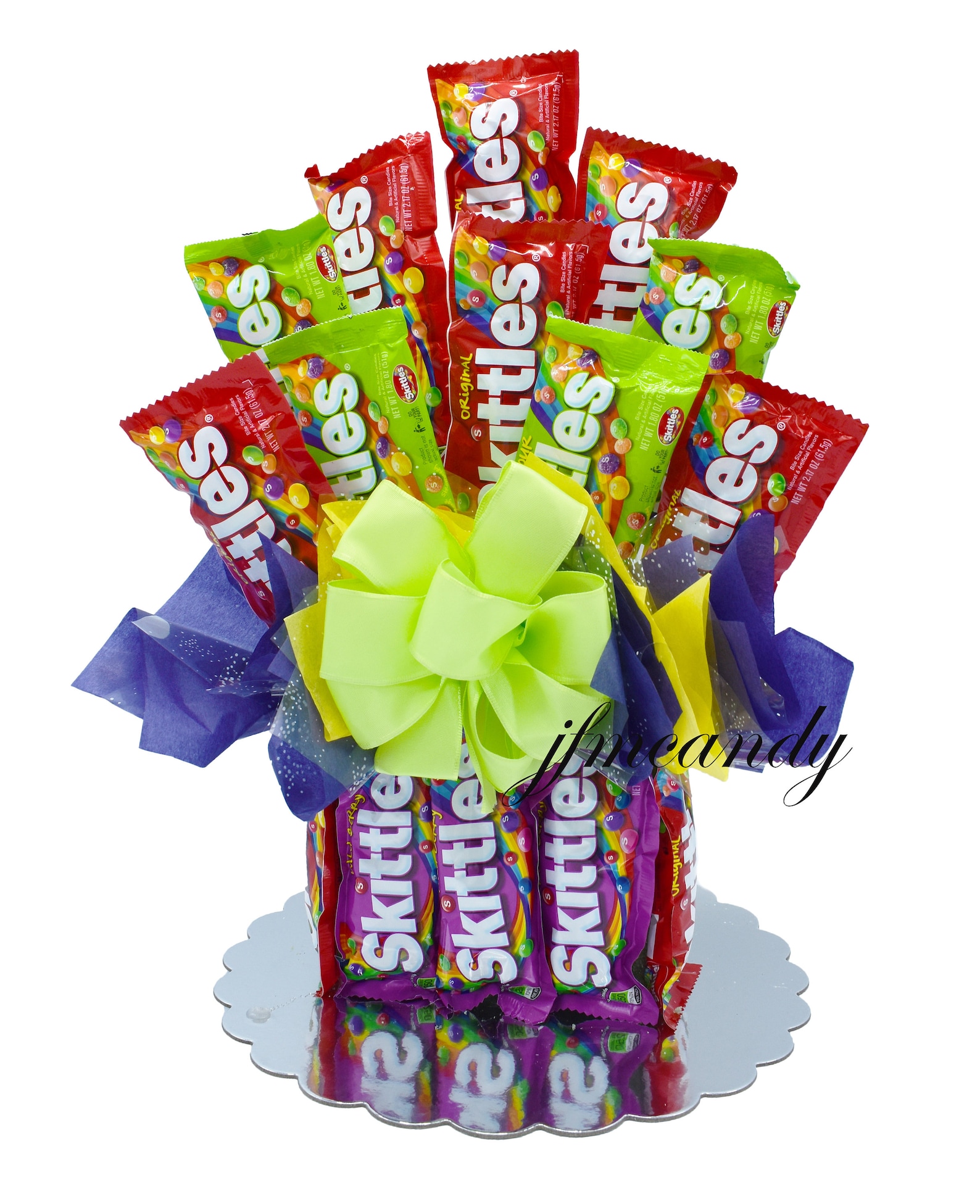 Candy Arrangement skittles-candy Bouquet - Etsy