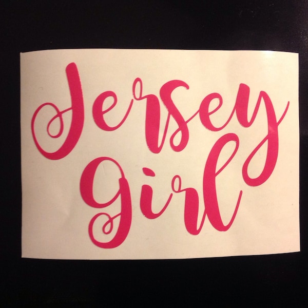 Jersey Girl Car Decal - Etsy