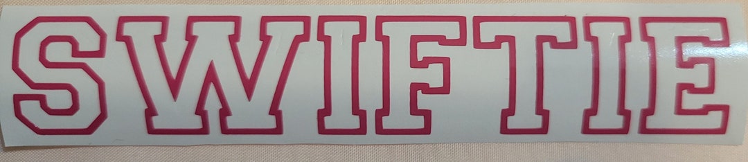 Taylor Swift-swiftie Decal - Etsy