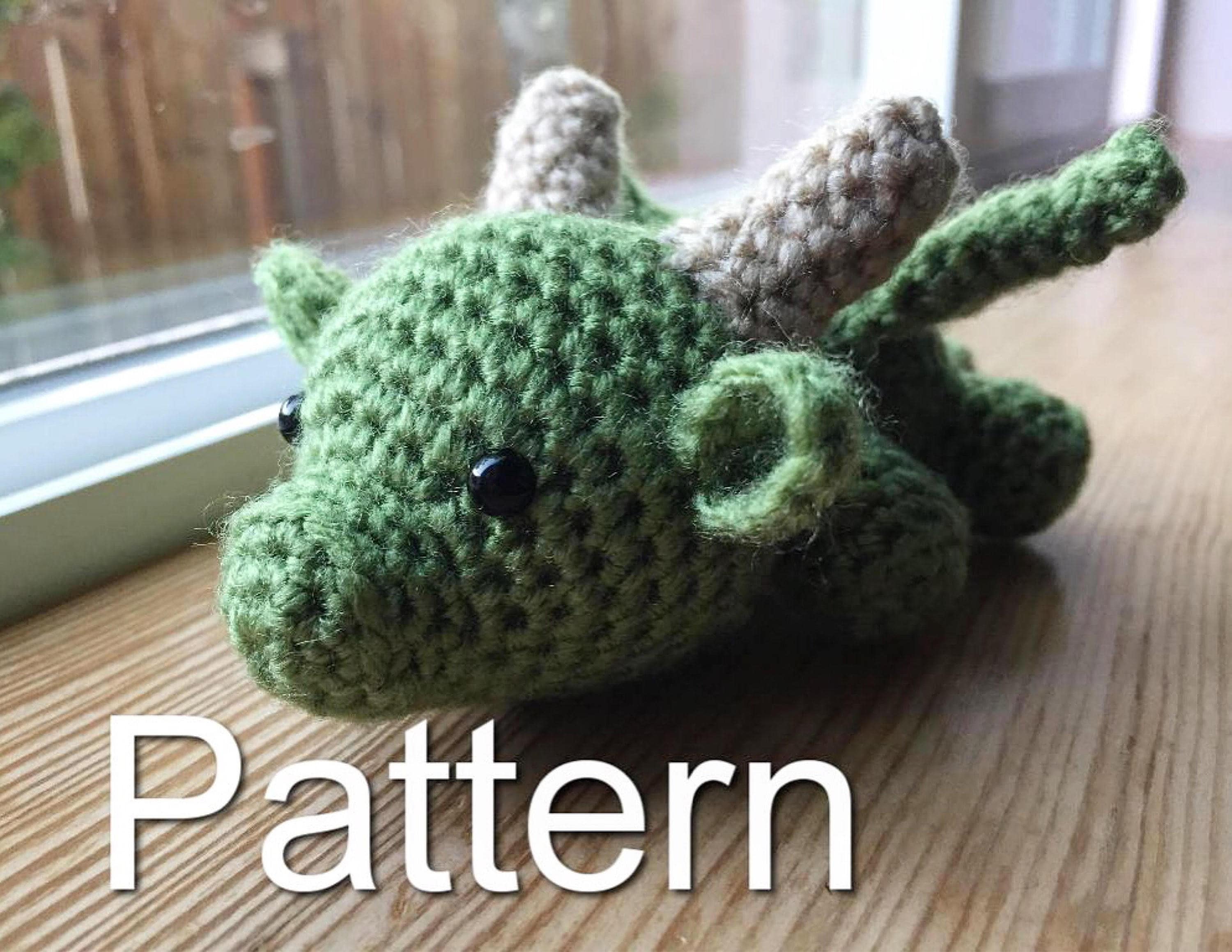 Baby Dragon Crochet Pattern, Game of Thrones Crochet, Amigurumi Dragon ...