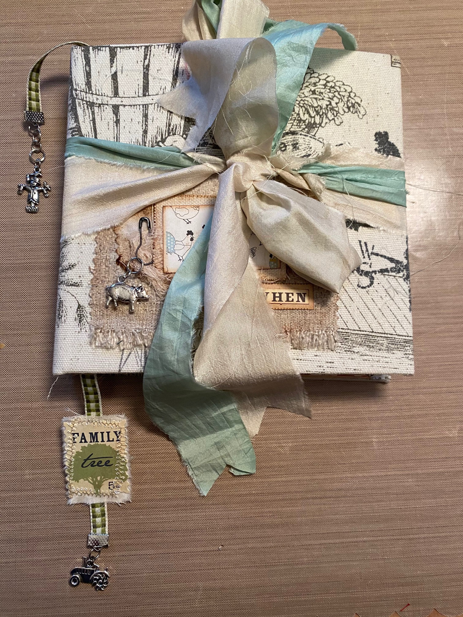 Farm journal Remember When Handmade journal farm paper | Etsy