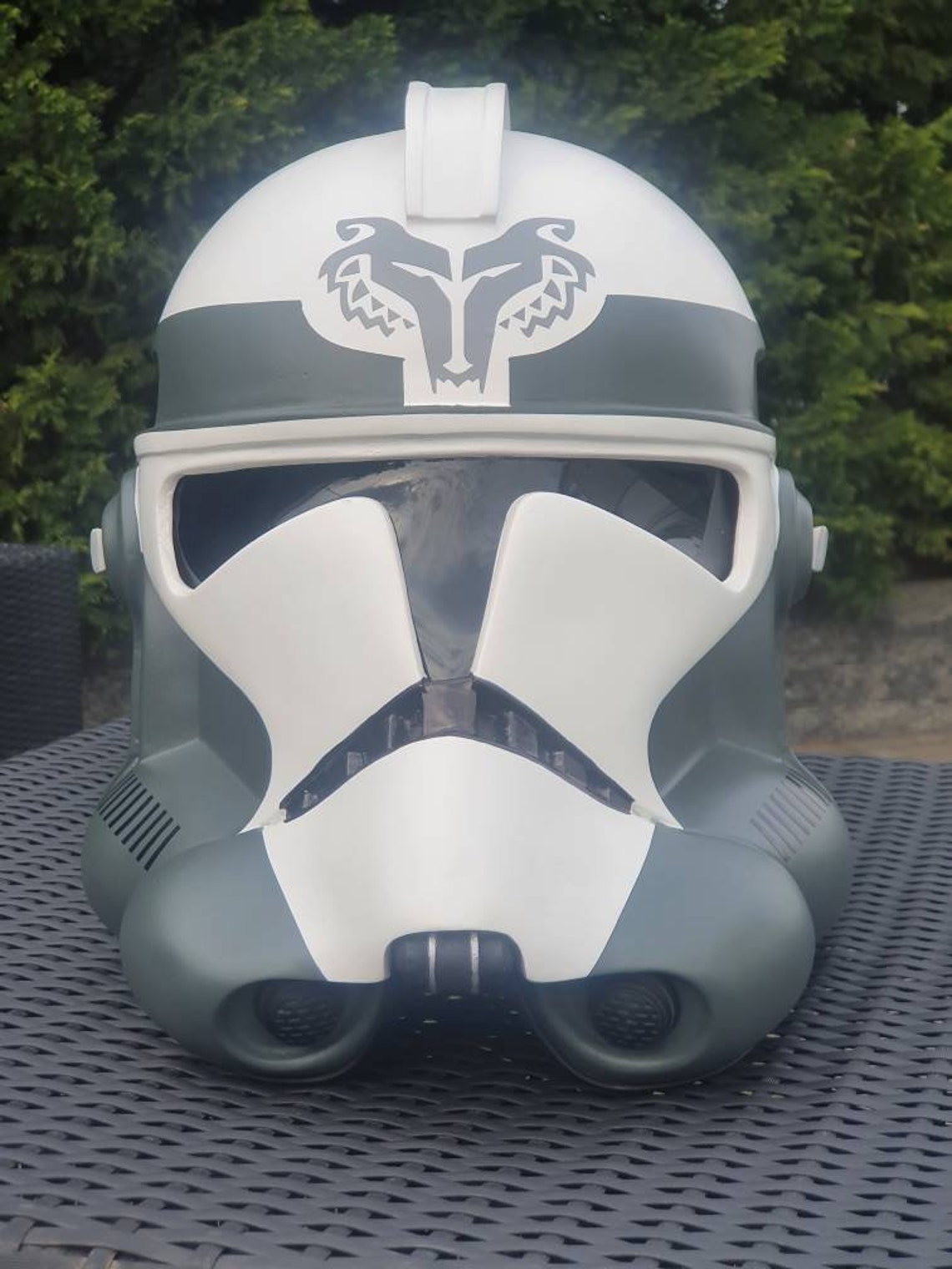 The 104th battalion wolfpack clone trooper helmet phase two | Etsy