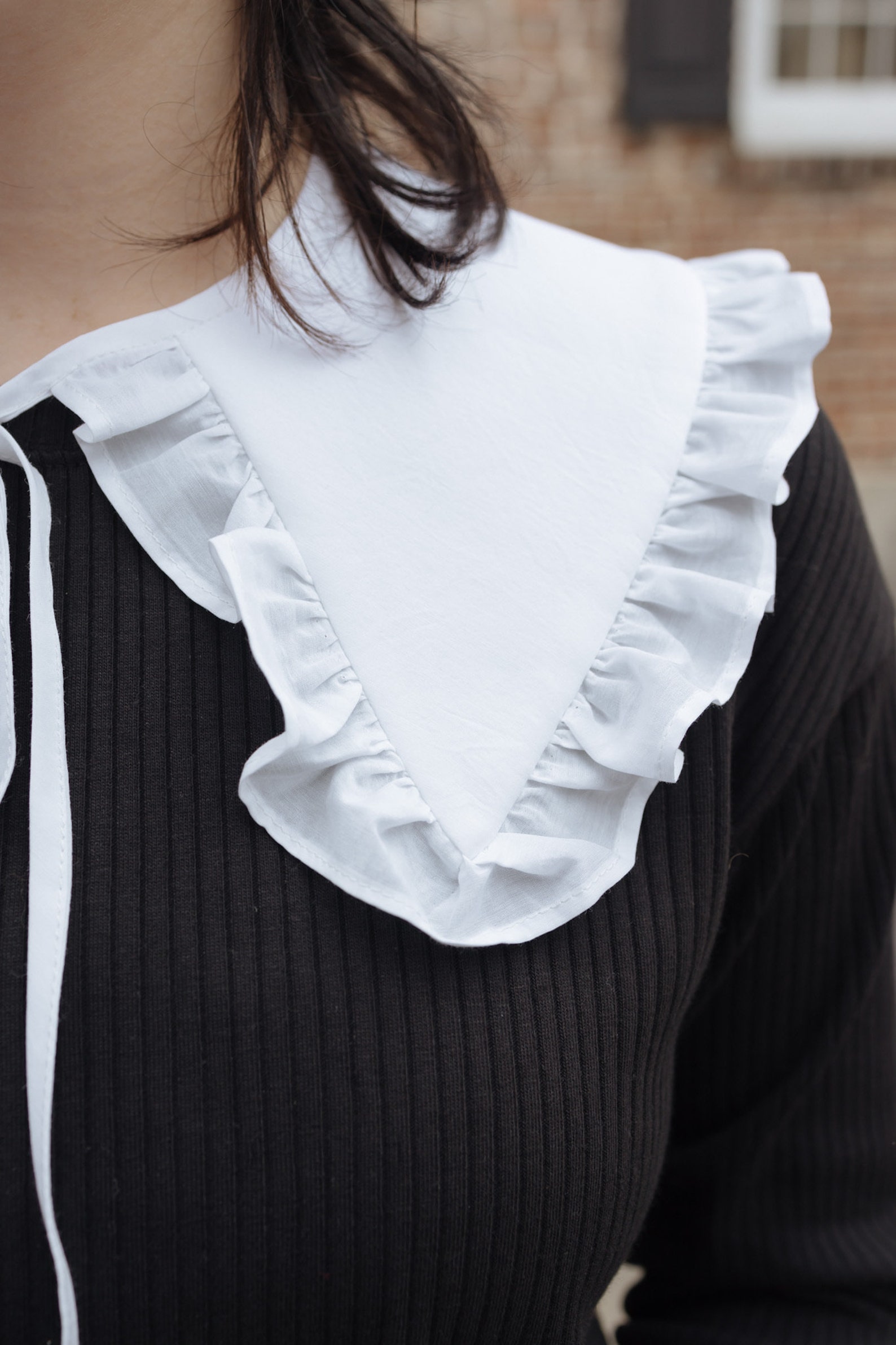 Detachable Collar, Hand Made Collar, Detachable Collar With Ruffles - Etsy