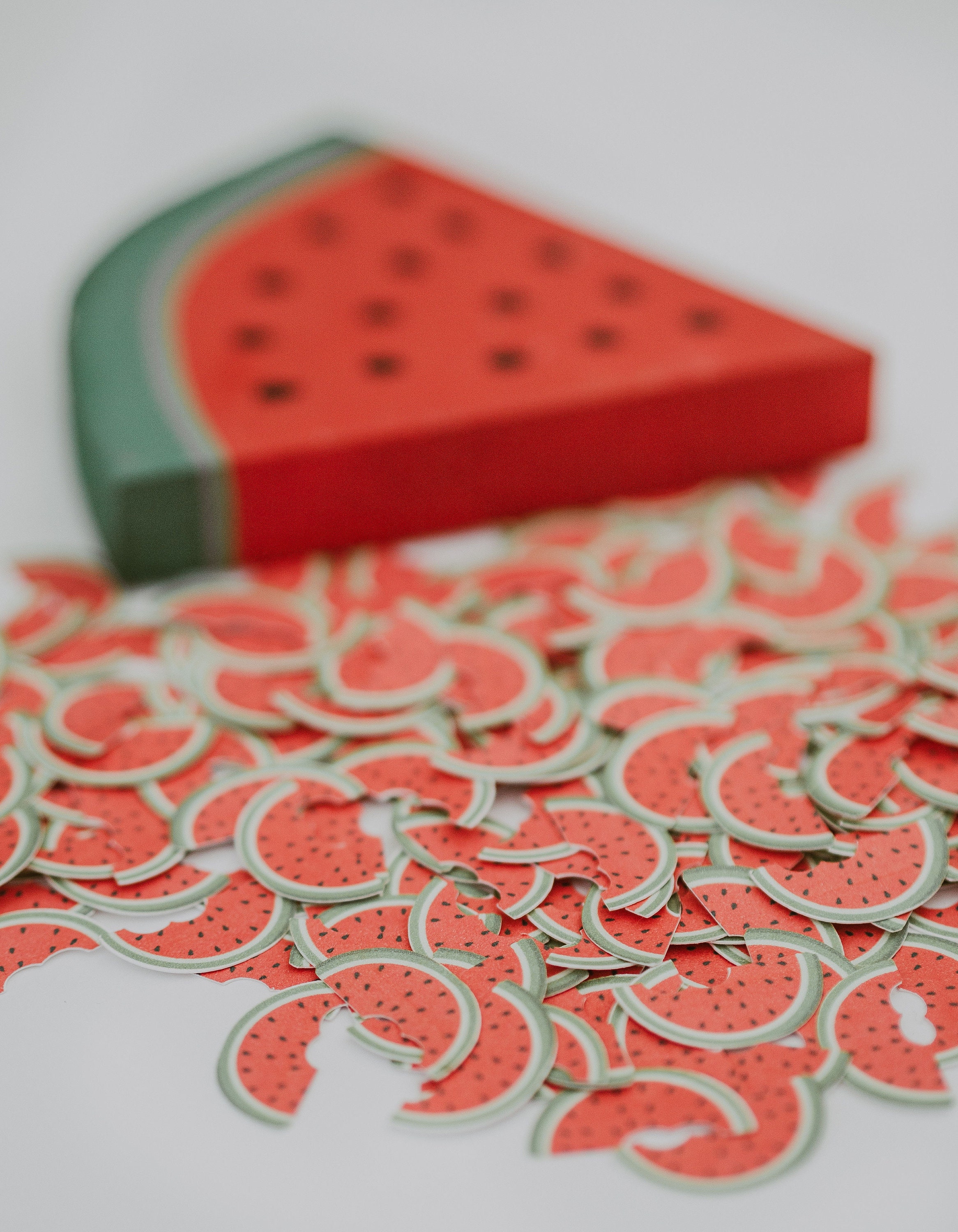 Watermelon Confetti Sandia Confetti Picnic Confetti Fruit | Etsy