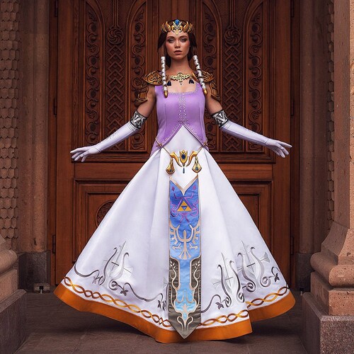The Legend of Zelda Cosplay Princess Zelda Costume Zelda | Etsy