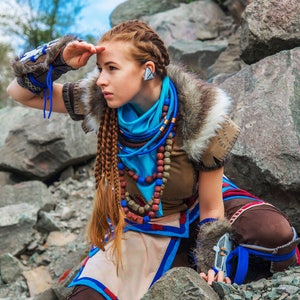 Horizon Zero Dawn Aloy Cosplay Costume, HZD Cosplay, Post Apocalyptic ...