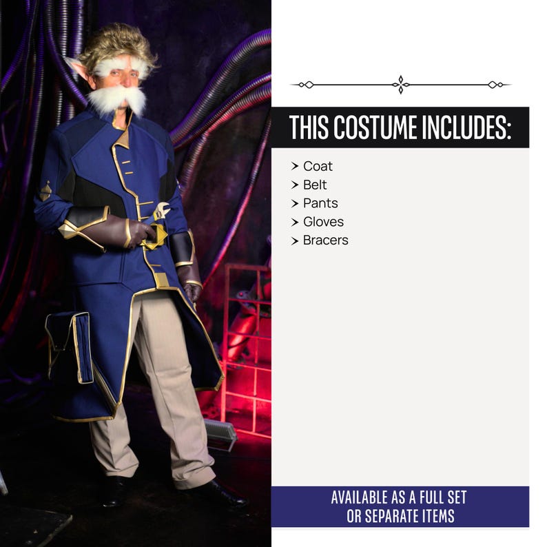Heimerdinger Cosplay Costume From League of Legends: Coat, Pants and ...