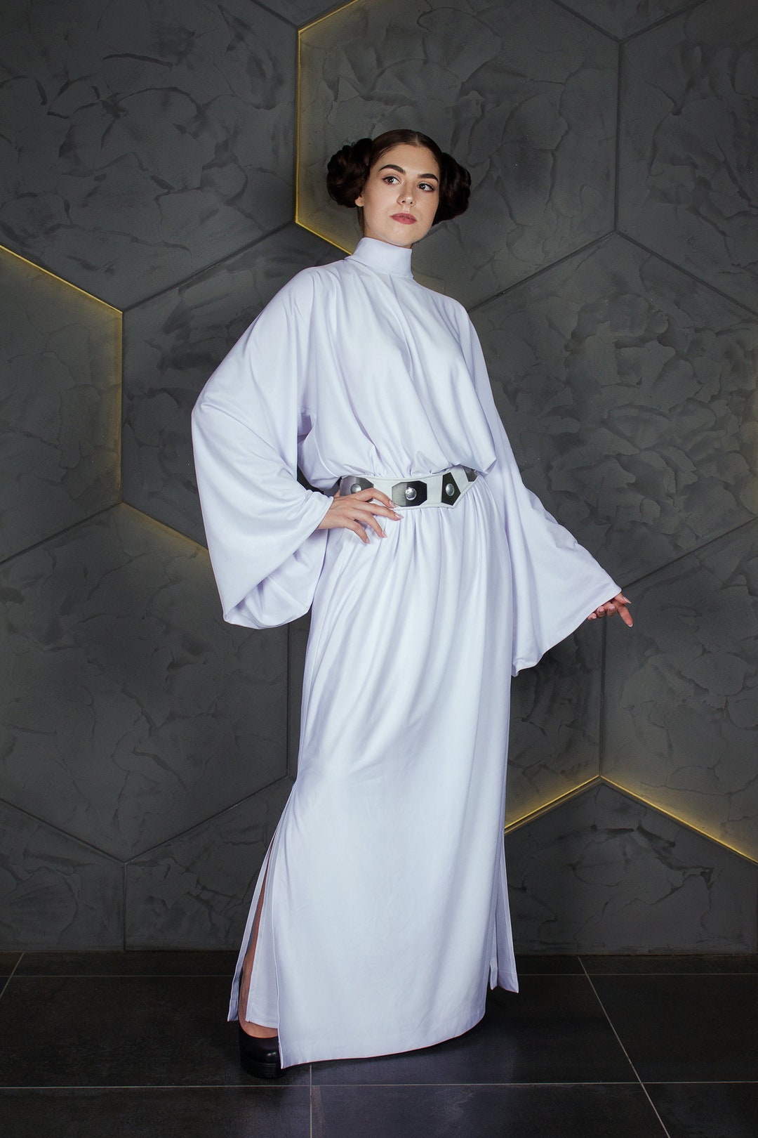 Leia Organa Inspired Cosplay Costume From Star Saga, Princess White ...