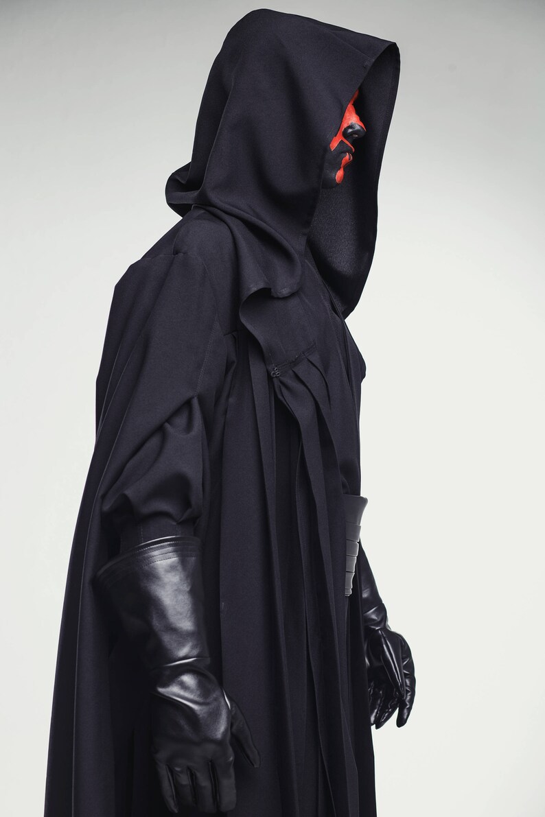 Star Wars hooded robe Sith Lord cosplay Darth Maul costume | Etsy
