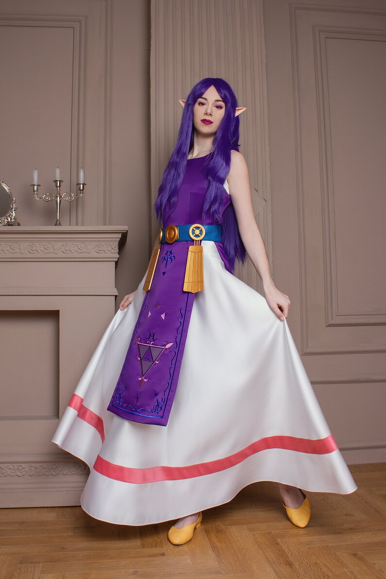 Princess Dress Hilda Cosplay Tunic Apron Costume Legend of Zelda ...