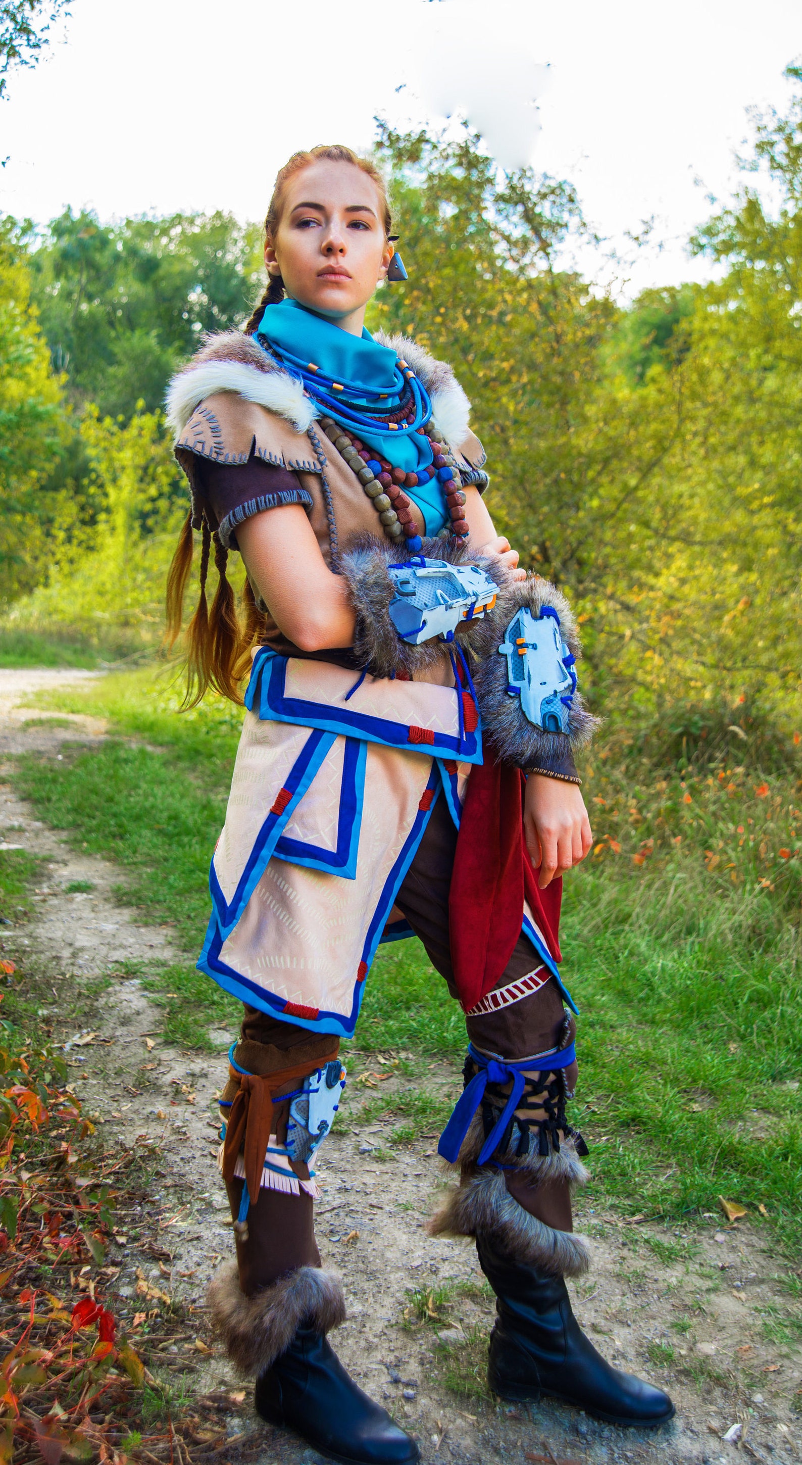 Horizon Zero Dawn Aloy Cosplay Costume, HZD Cosplay, Post Apocalyptic ...