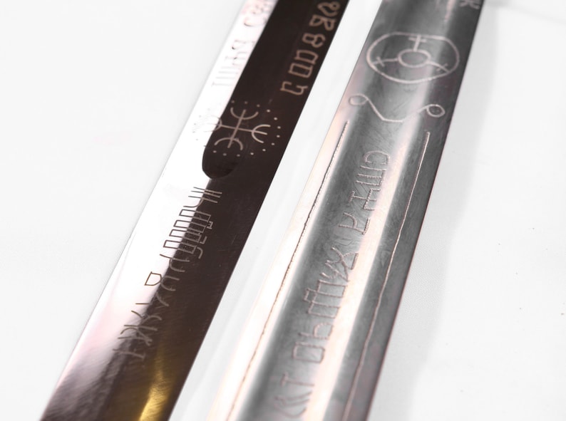 Runes for Witcher Geralt Cosplay Silver Sword 75% SALE | Etsy