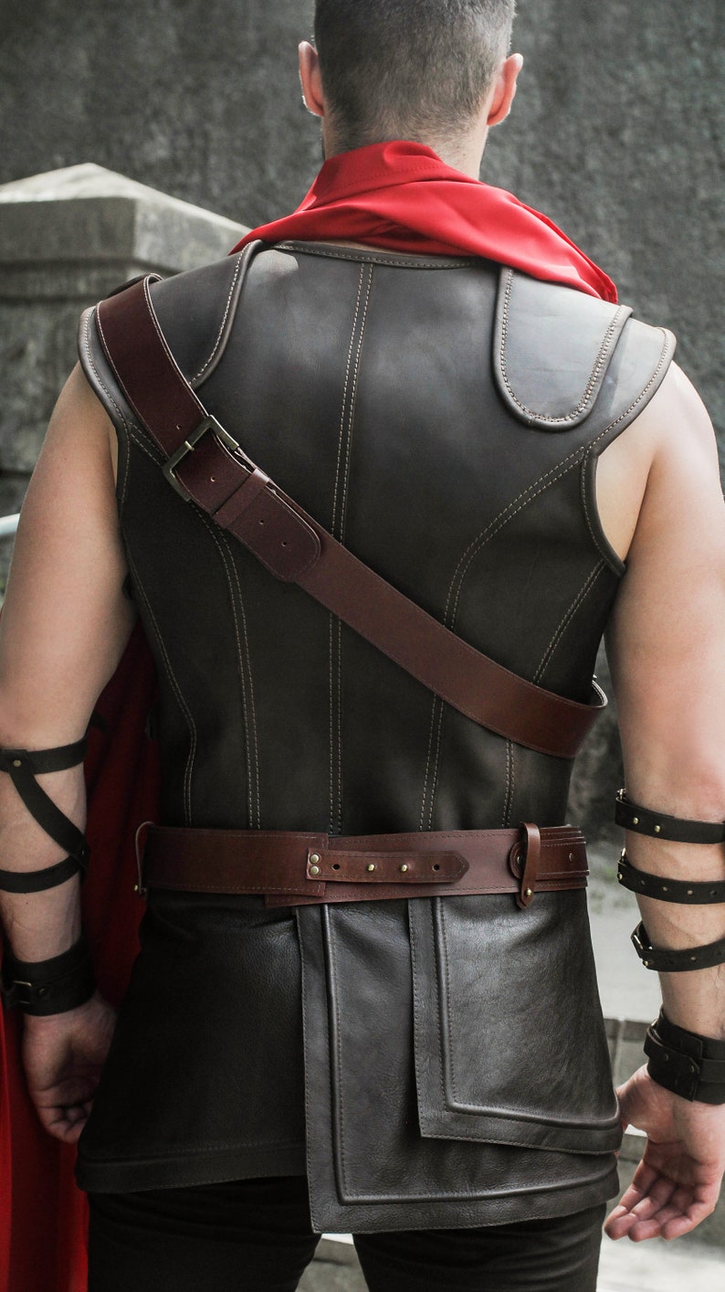 Thor Leather Vest, Thor Halloween Costume for Adults Cos Play, Thor ...
