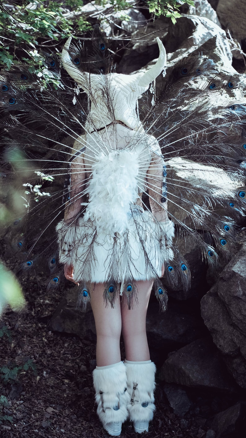 Burning Man Inspired White Queen Costume Burning Man Womens Etsy