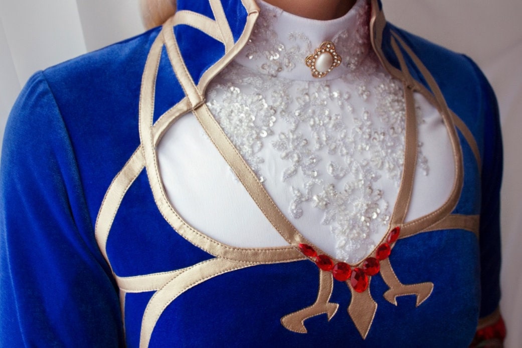 Zelda Blue Dress From Breathe of the Wild Royal Outfit - Etsy UK
