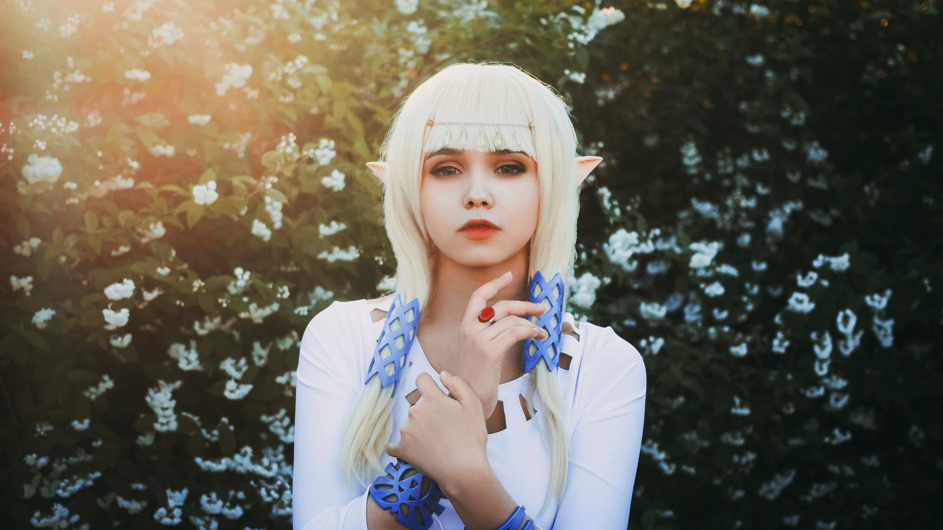 Goddess Hylia Cosplay Costume Legend Of Zelda White Cosplay Etsy