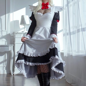 Neko Maid Uniform: Cosplay Costume for Halloween, Maid Cafe Catgirl - Etsy