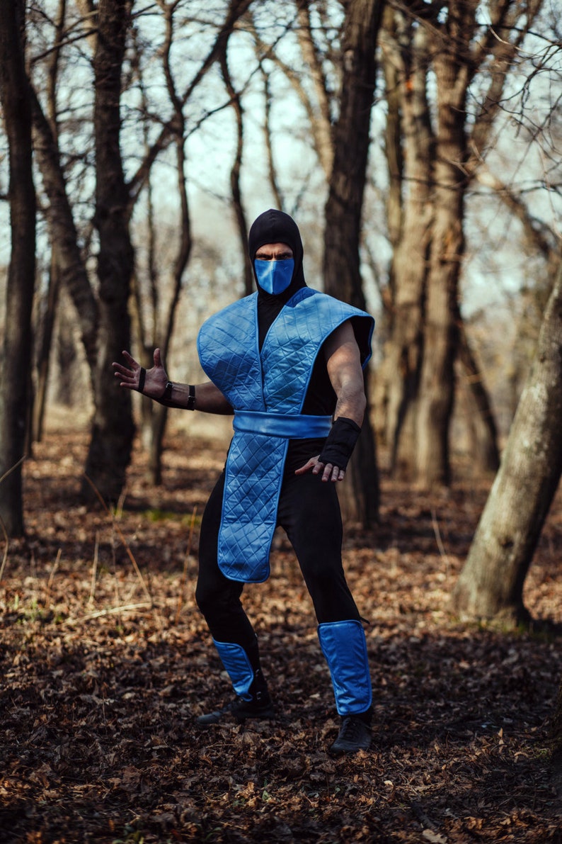 Sub Zero Ninja Cosplay Costume Mortal Kombat cosplay Sub-zero | Etsy