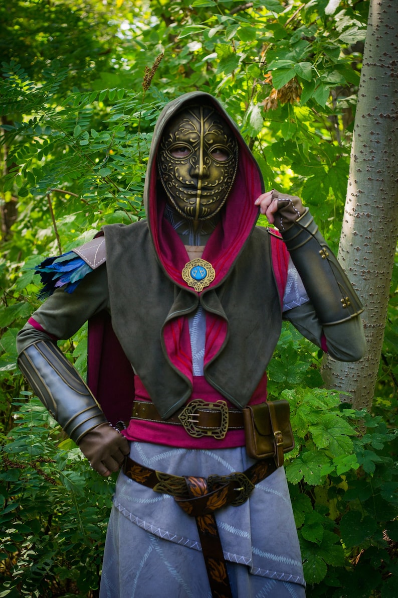 Avallach Cosplay Mask Witcher Video Game Crevan Espane - Etsy