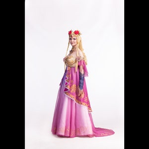 Princess Zelda Costume With Cosplay Armor, Armor Costume Princezz Zelda ...