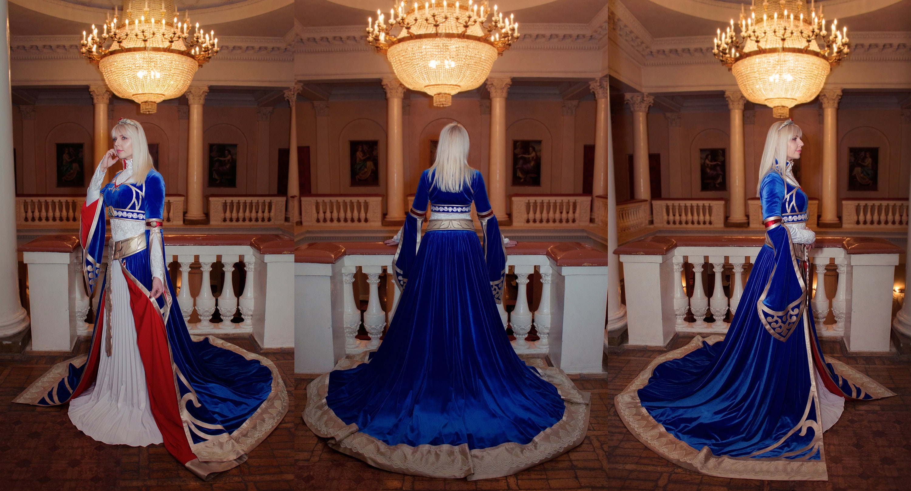 Zelda Blue Dress From Breathe of the Wild Cosplay Costume | Etsy UK