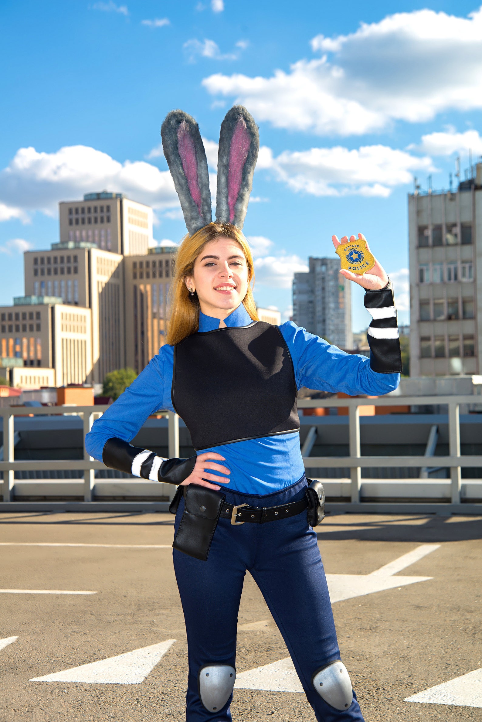Halloween Costume Officer Judy Hopps Police Uniform Cosplay Etsy