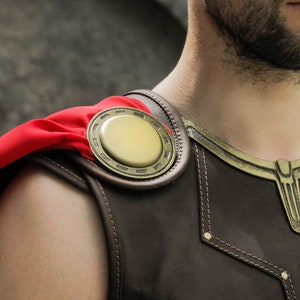 Thor Leather Vest, Thor Halloween Costume for Adults Cos Play, Thor ...