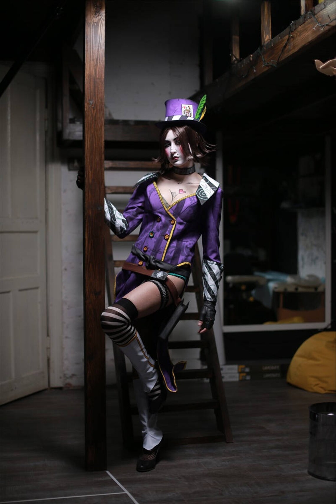 Mad Moxxi Cosplay Costume Borderlands Costume Purple Uniform Etsy