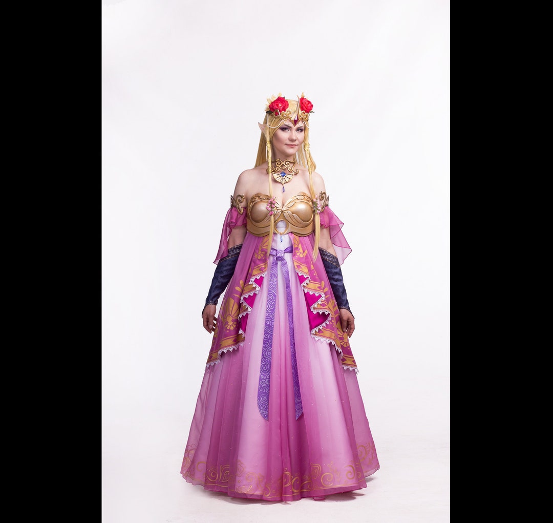 Princess Zelda Costume With Cosplay Armor, Armor Costume Princezz Zelda ...