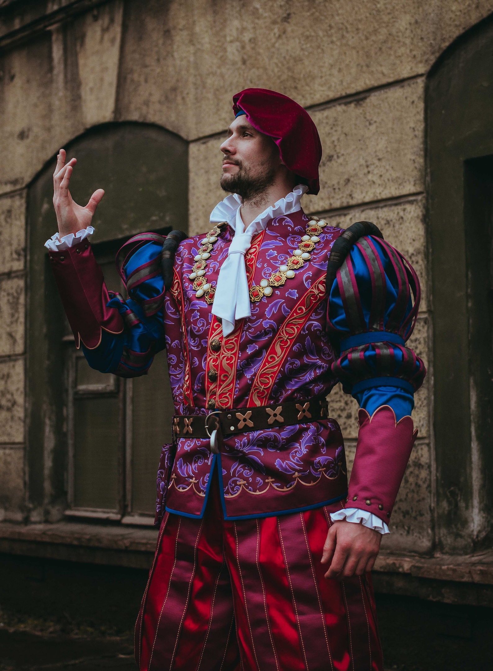 Witcher Cosplay Costume Men Dandelion Cosplay Bard Cosplay - Etsy