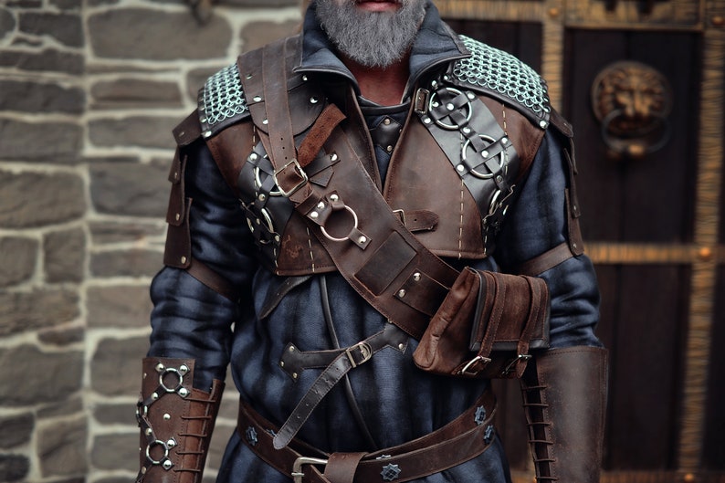 Geralt of Rivia Witcher Cosplay Costume, Video Game Outfit - Etsy
