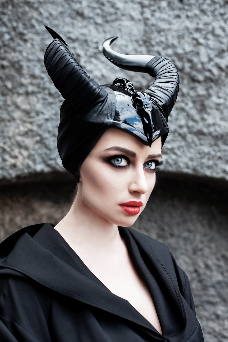 Horns Maleficent Inspired Cosplay Prop Halloween Costume - Etsy