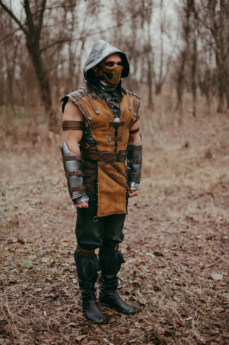 Halloween Costume Scorpion Cosplay Mortal Kombat Cosplay - Etsy