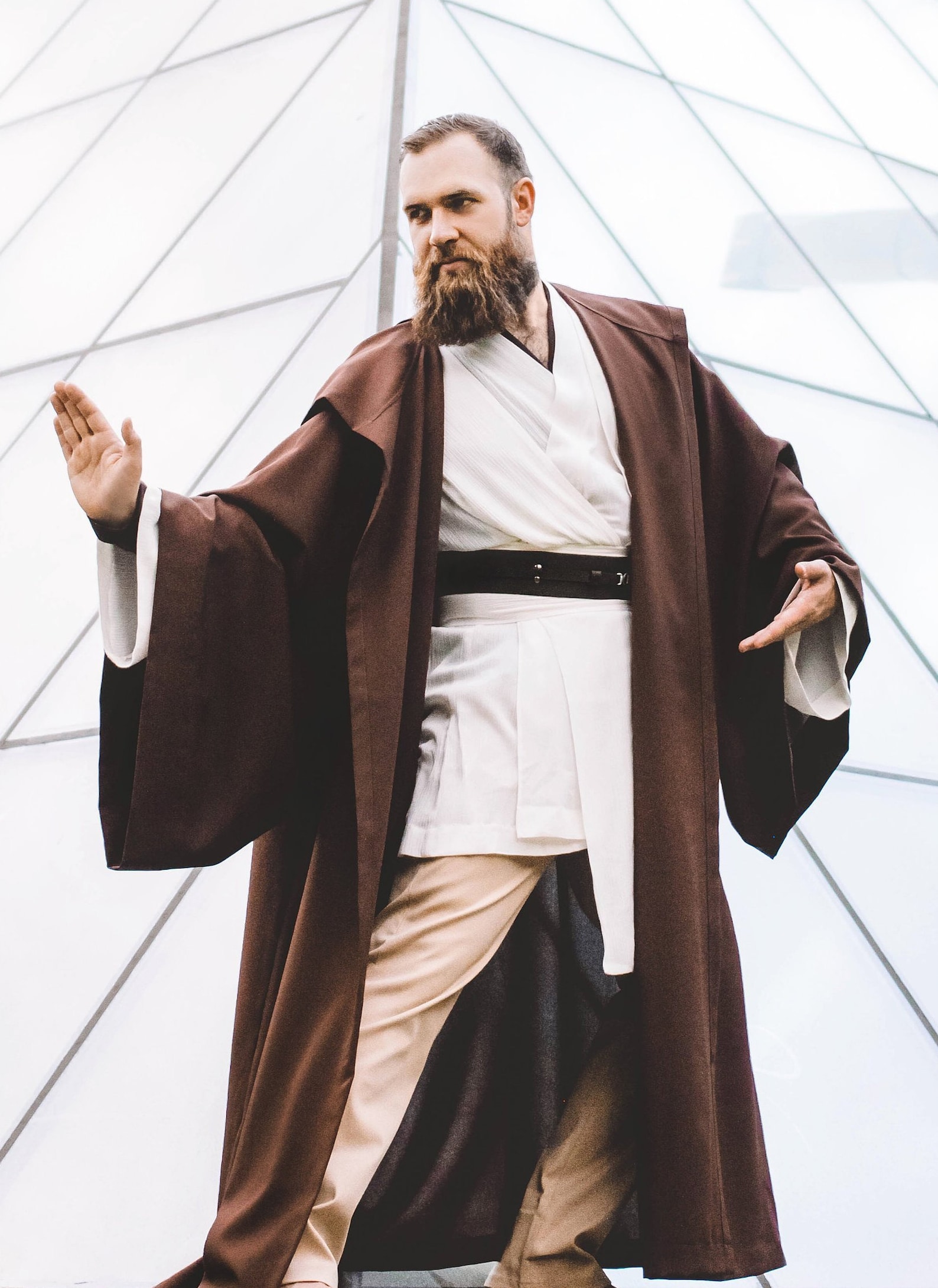 Jedi Cosplay Hooded Robe Costume From Star Saga, Knight Master, Rebels ...