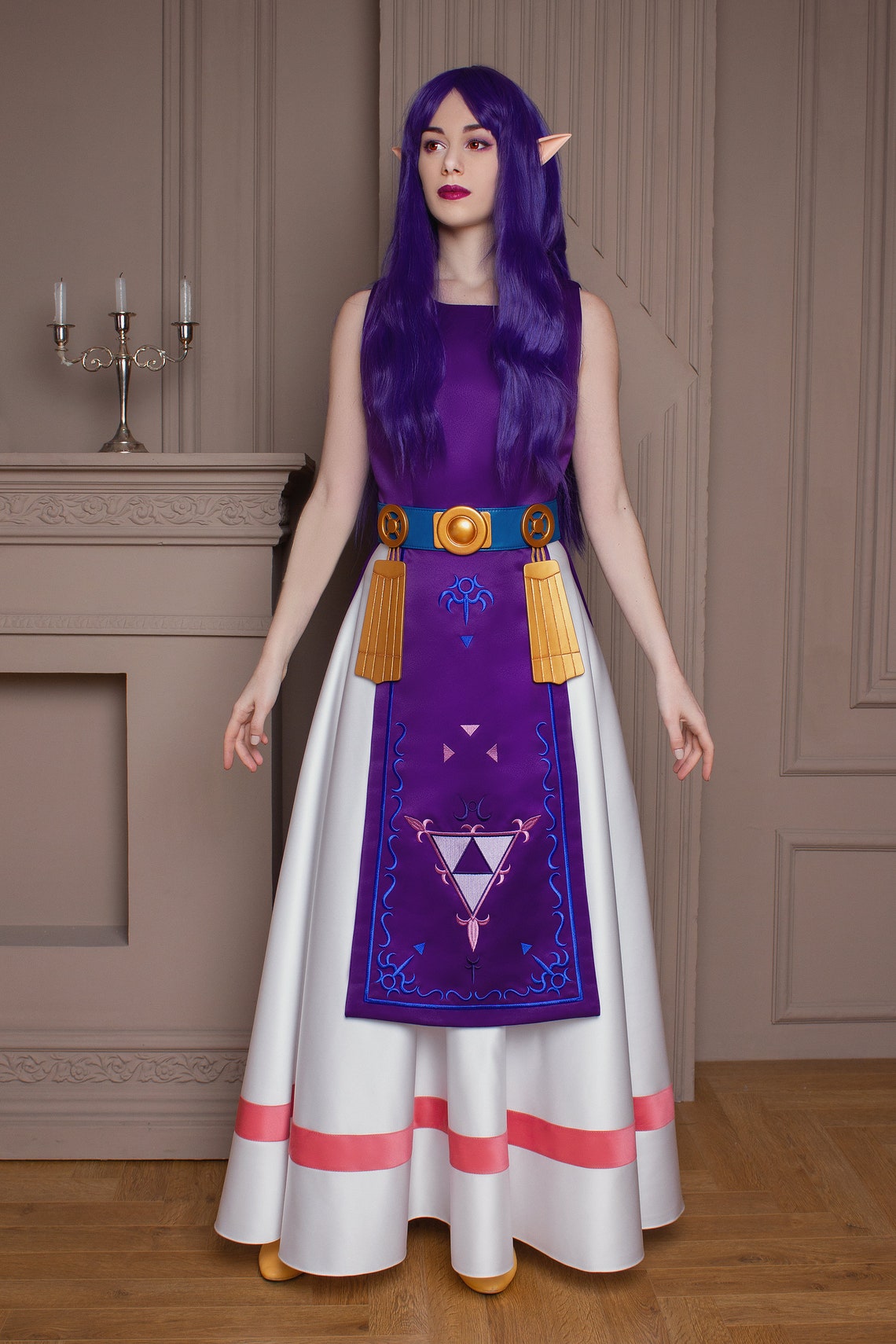 Princess Dress Hilda Cosplay Tunic Apron Costume Legend of - Etsy