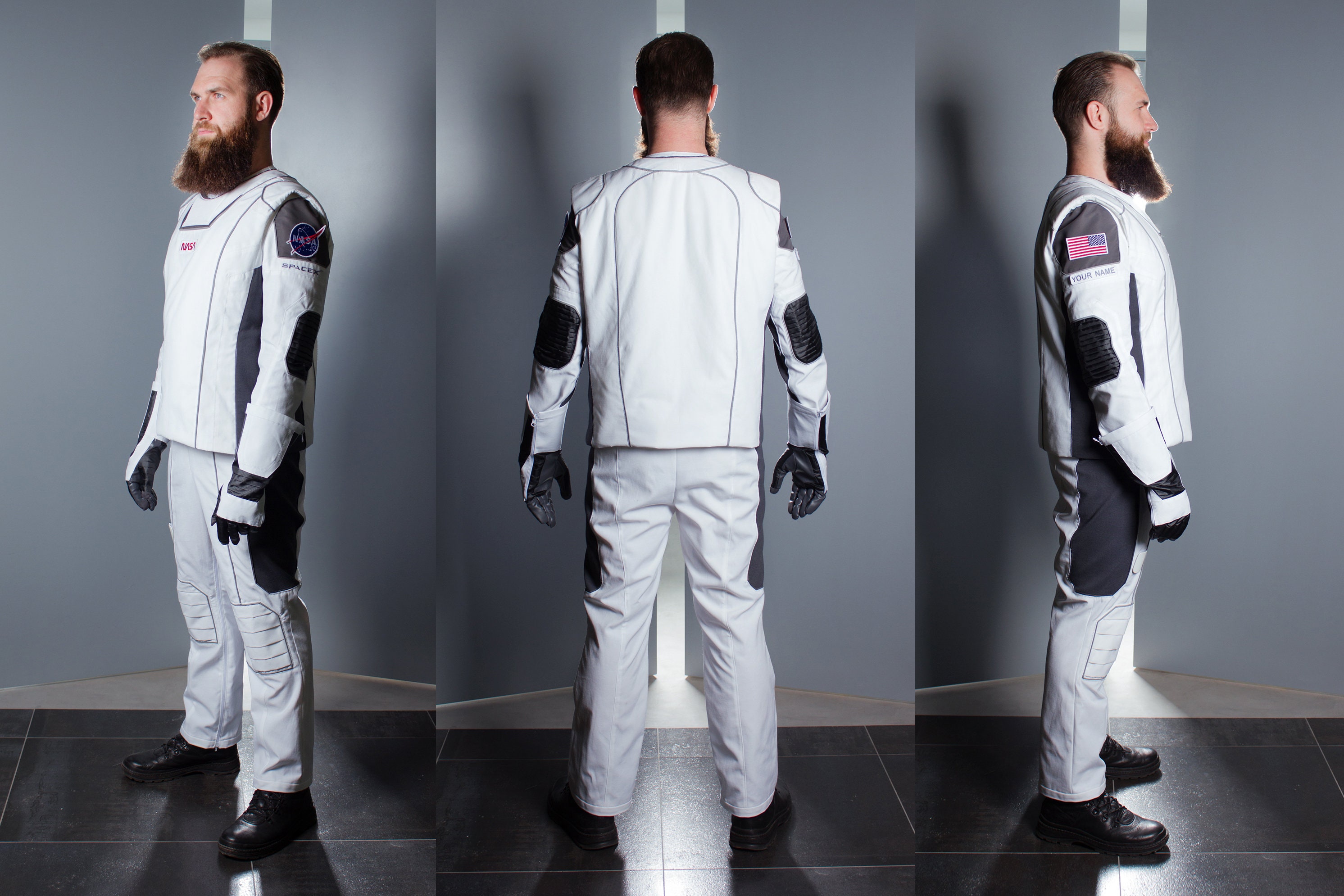 Astronaut Inspired Cosplay Costume Men Uniform Overalls Space - Etsy