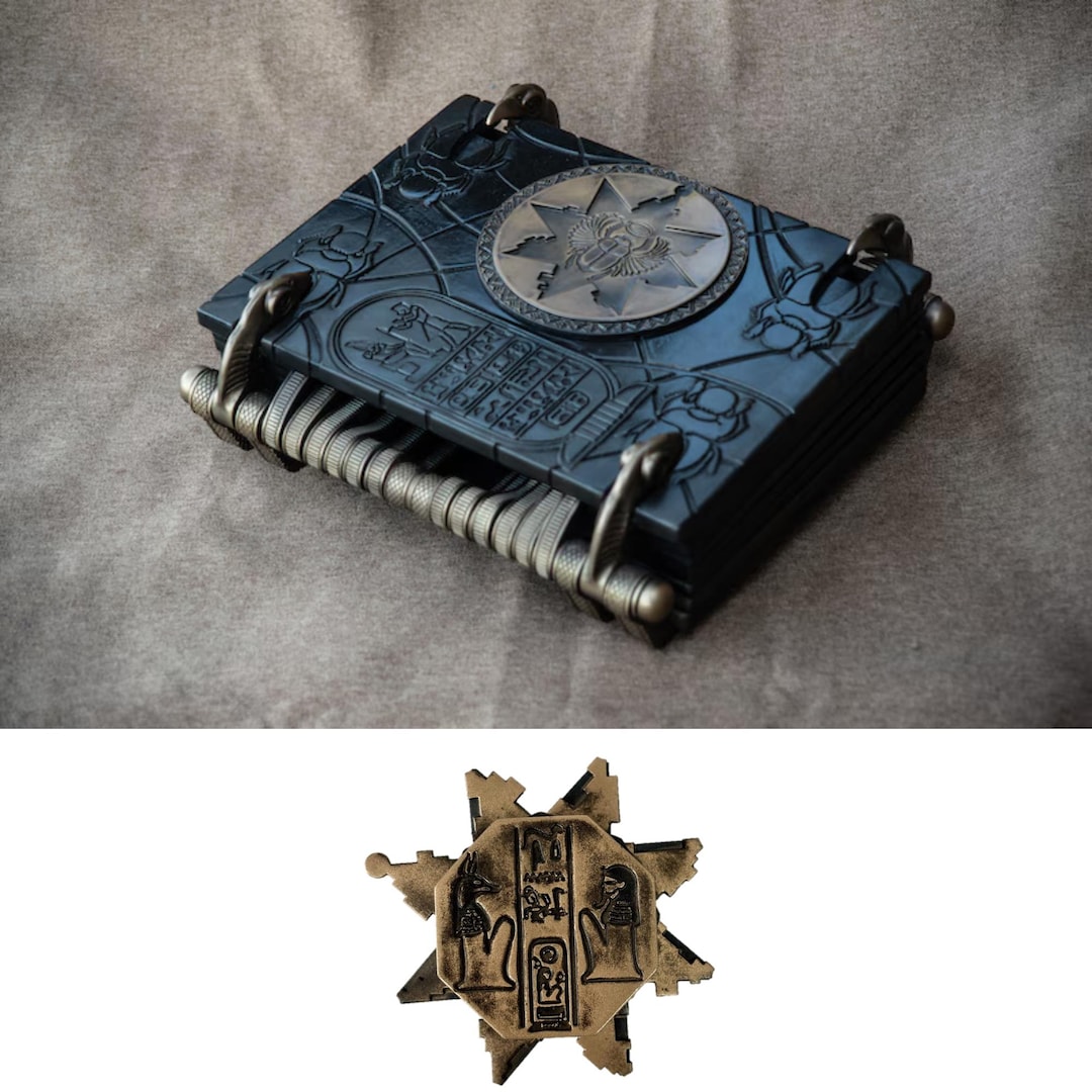 The Book of the Dead the Mummy Replica, Book of Hamunaptra Cosplay Prop ...